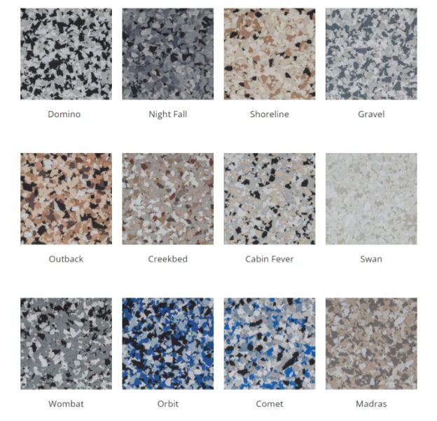 Color Selection - Lehigh Valley Epoxy Floors